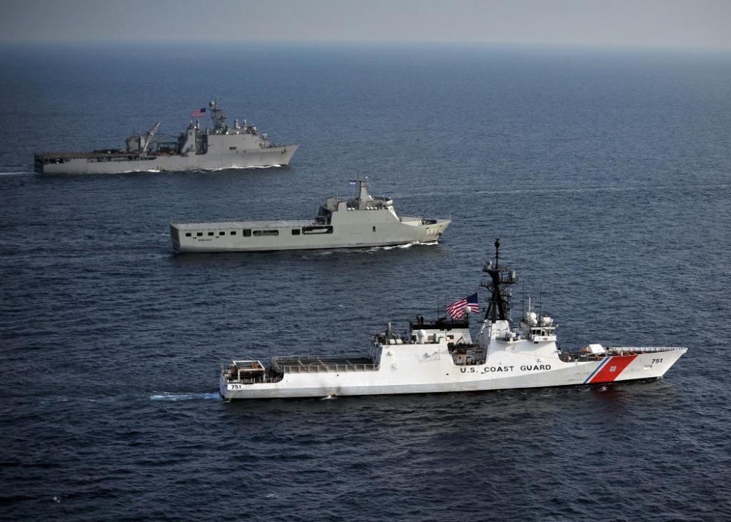 U.S Coastguard patrols in the Arabian Gulf | Cosmos Chronicle